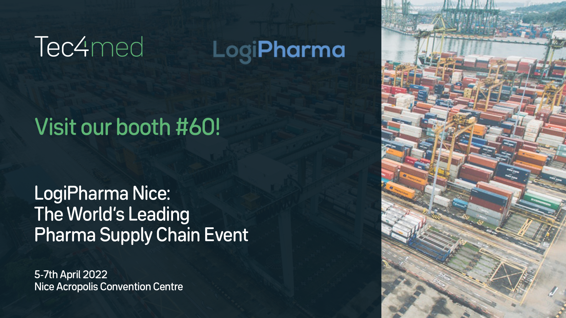 Tec4med ist Teil der LogiPharma 2022 in Nizza