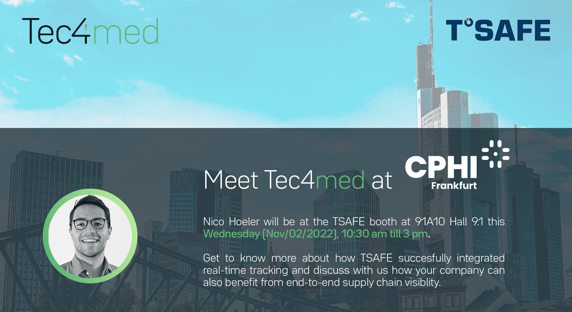 Meet Tec4med at CPHI Frankfurt Fair